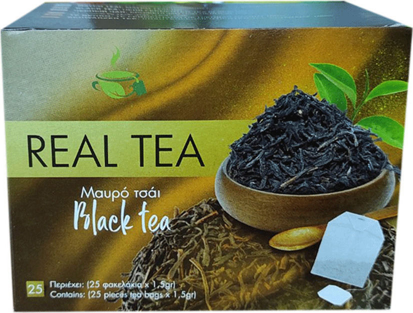 Real Tea Μαύρο Τσάι 25 Φακελάκια - Skroutz.gr