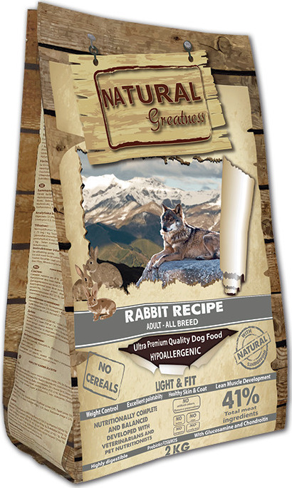 Natural Greatness Rabbit Recipe Light & Fit 6kg Ξηρά Τροφή για ...
