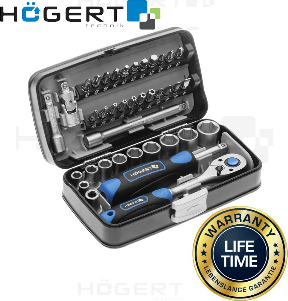 Högert Technik HT1R462 Καστάνια με Καρυδάκια 1\4" 38τμχ | Skroutz.gr