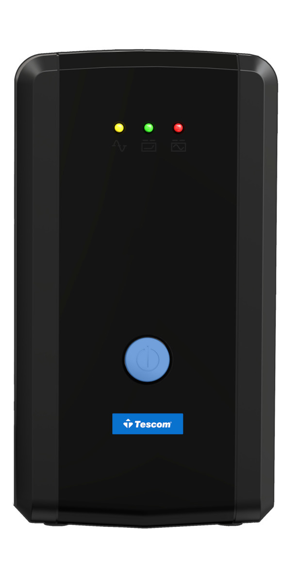 Tescom Leo Plus Led UPS Line-Interactive 650VA 390W με 2 Schuko Πρίζες ...