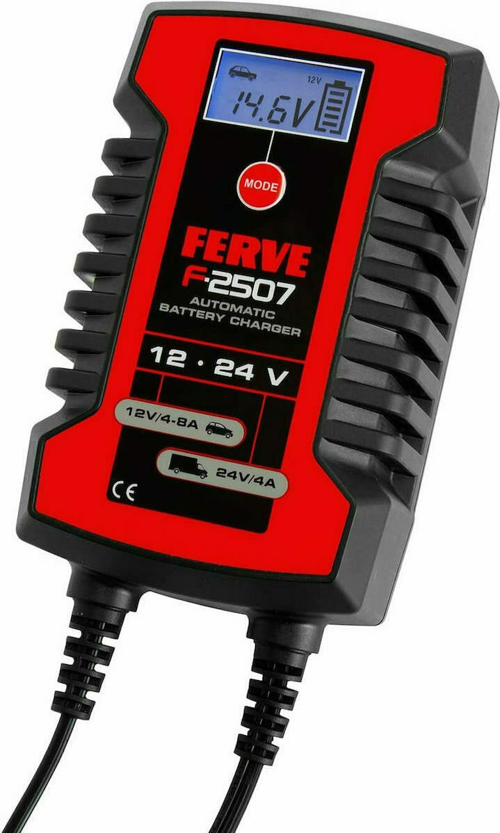 Ferve Φορτιστής Μπαταρίας Αυτοκινήτου 12/24V F 2507 12/24V | Skroutz.gr