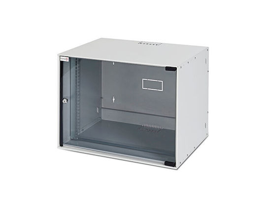 Mirsan Επιτοίχια Καμπίνα Rack 6U 30.6x30x30.5cm Γκρι SOH06U30MN.02 ...