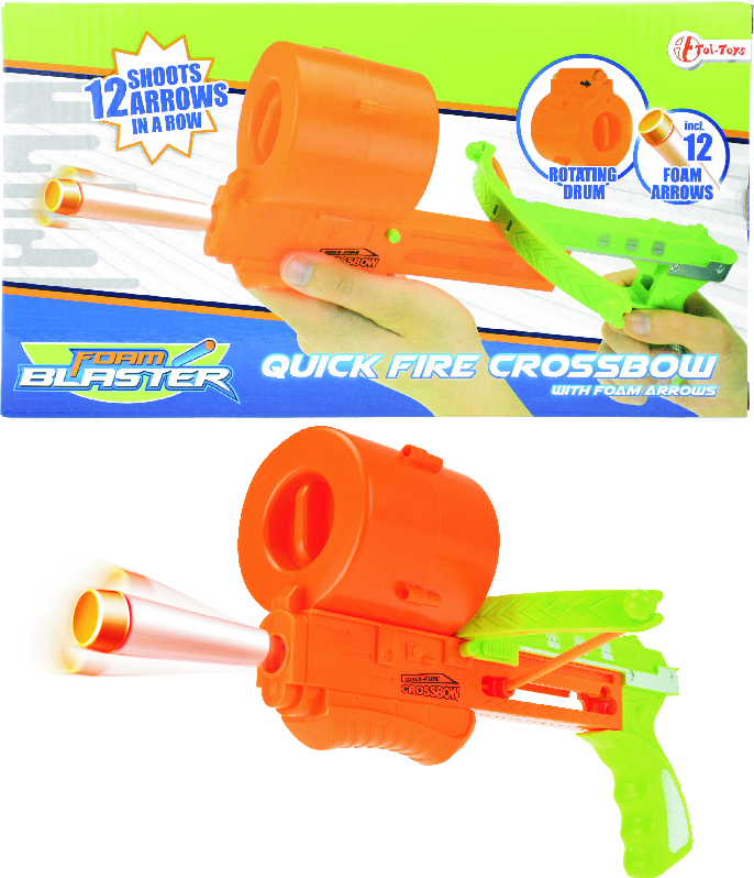 Quick Fire Crossbow Παιδικό Τόξο με Αφρώδη Βέλη 68155A | Skroutz.gr