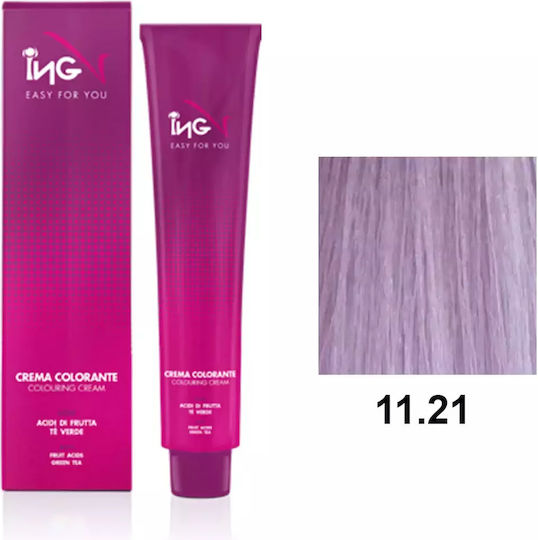 ING Colouring Cream With Fruit Acids 11.21 Ξανθό Πλατινέ Ιριδίζον ...