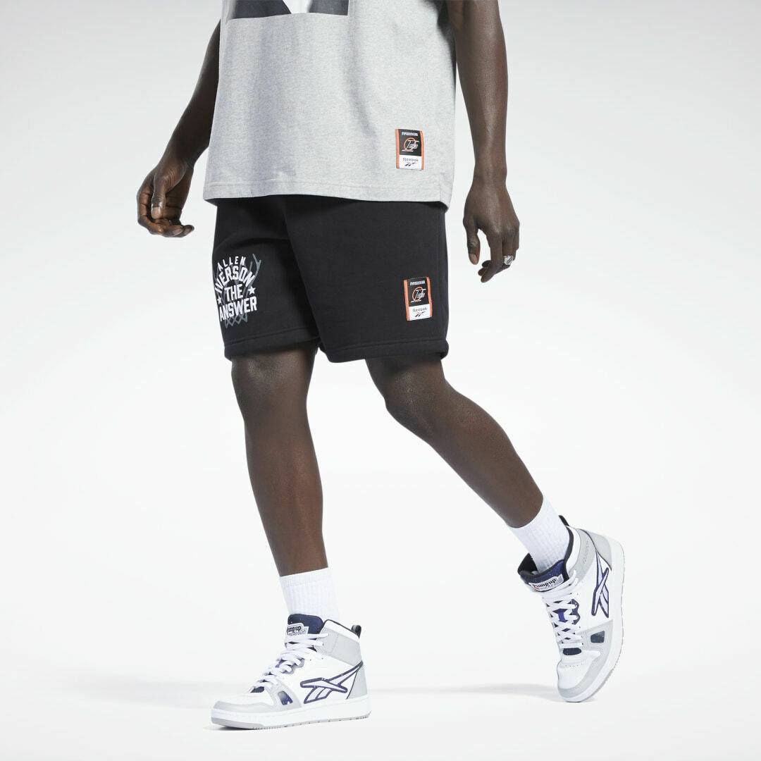 Reebok Iverson Basketball Αθλητική Ανδρική Βερμούδα Μαύρη HE2208 ...