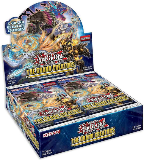 Konami Yu-Gi-Oh! The Grand Creators Booster Display Yu-Gi-Oh! Deck ...