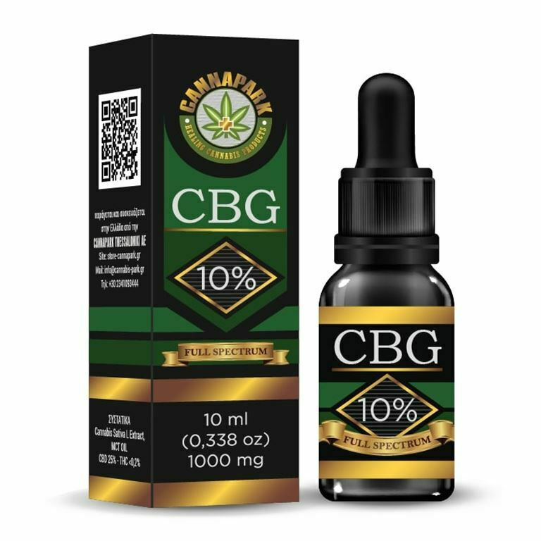Cannapark CBG 10% Full Spectrum 10ml | Skroutz.gr