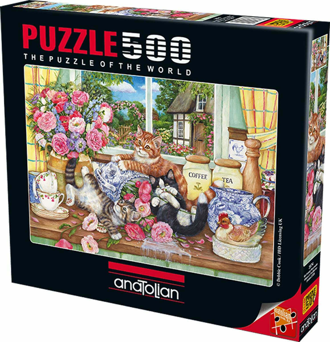 Puzzle Γλυκά Γατάκια στην Κουζίνα από την Debbie Cook 2D 500 Κομμάτια ...