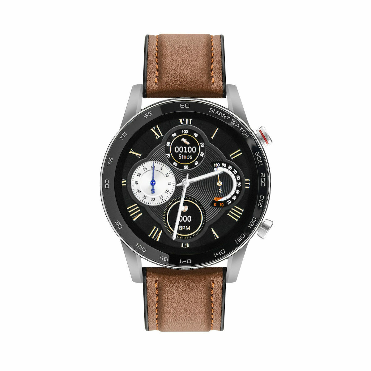 Slazenger SL.07.6418 Stainless Steel 44mm Smartwatch με Παλμογράφο ...