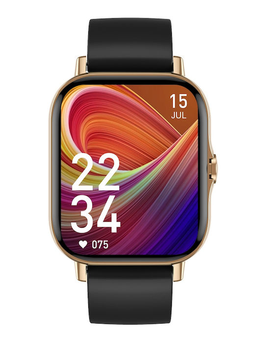 Slazenger SL.07.6417.5.04 Smartwatch με Παλμογράφο (Rose Gold with ...