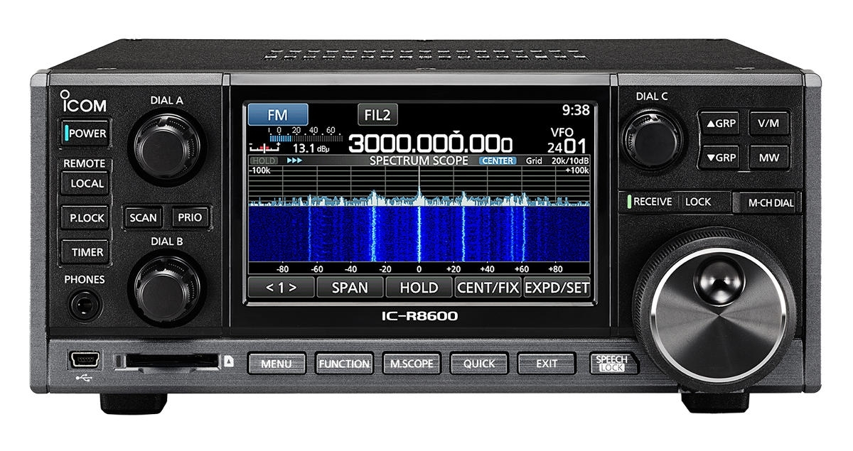 Icom IC-R8600 Ασύρματος Πομποδέκτης με Έγχρωμη Οθόνη Σετ | Skroutz.gr