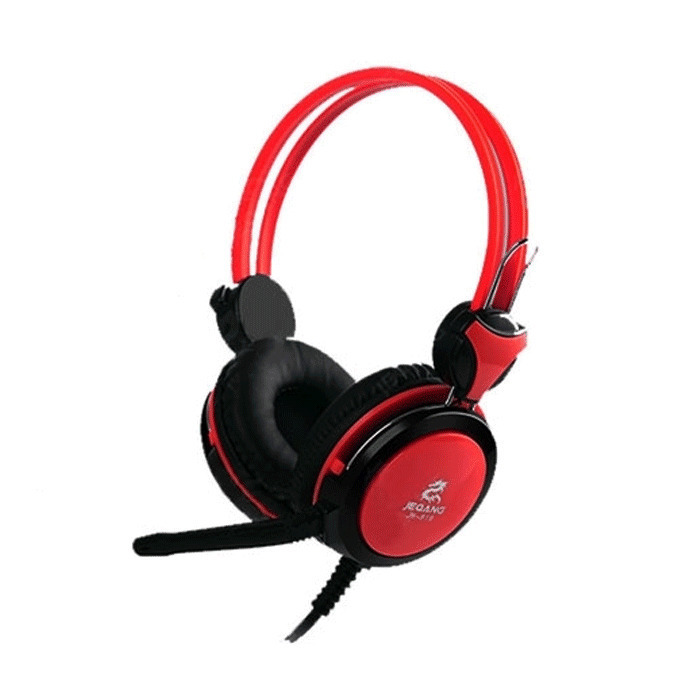 Jeqang JH-819 Over Ear Gaming Headset με σύνδεση 2x3.5mm Κόκκινο | Skroutz.gr
