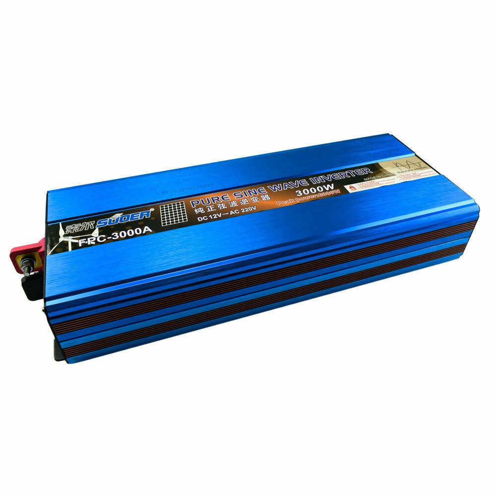 Suoer FPC-3000A Inverter Καθαρού Ημιτόνου 3000W 12V Μονοφασικό | Skroutz.gr