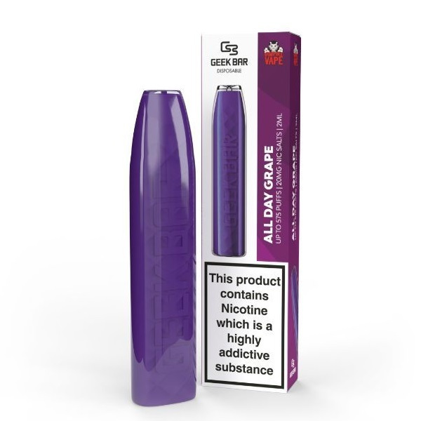 Geek Vape Geek Bar All Day Grape Pen Kit 2ml με Ενσωματωμένη Μπαταρία ...