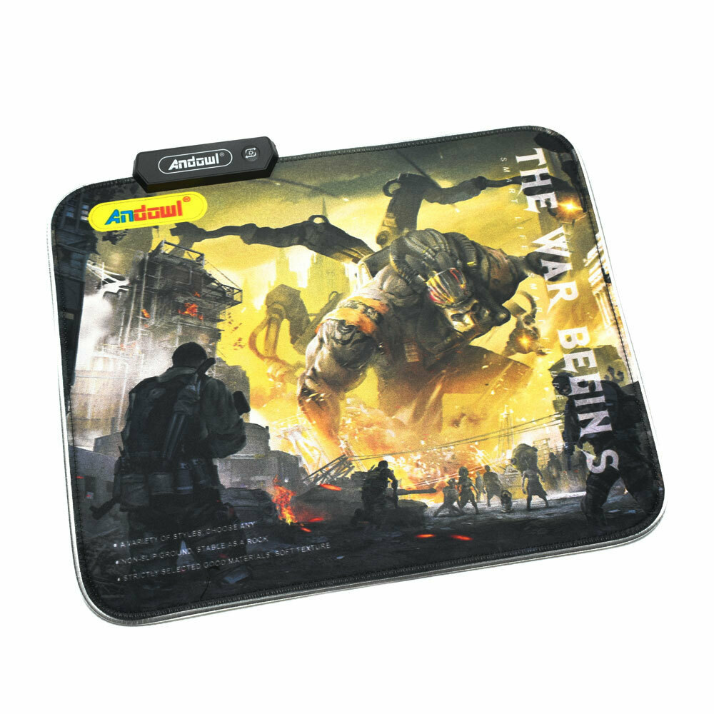 Andowl The War Begins Gaming Mouse Pad 300mm με RGB Φωτισμό | Skroutz.gr