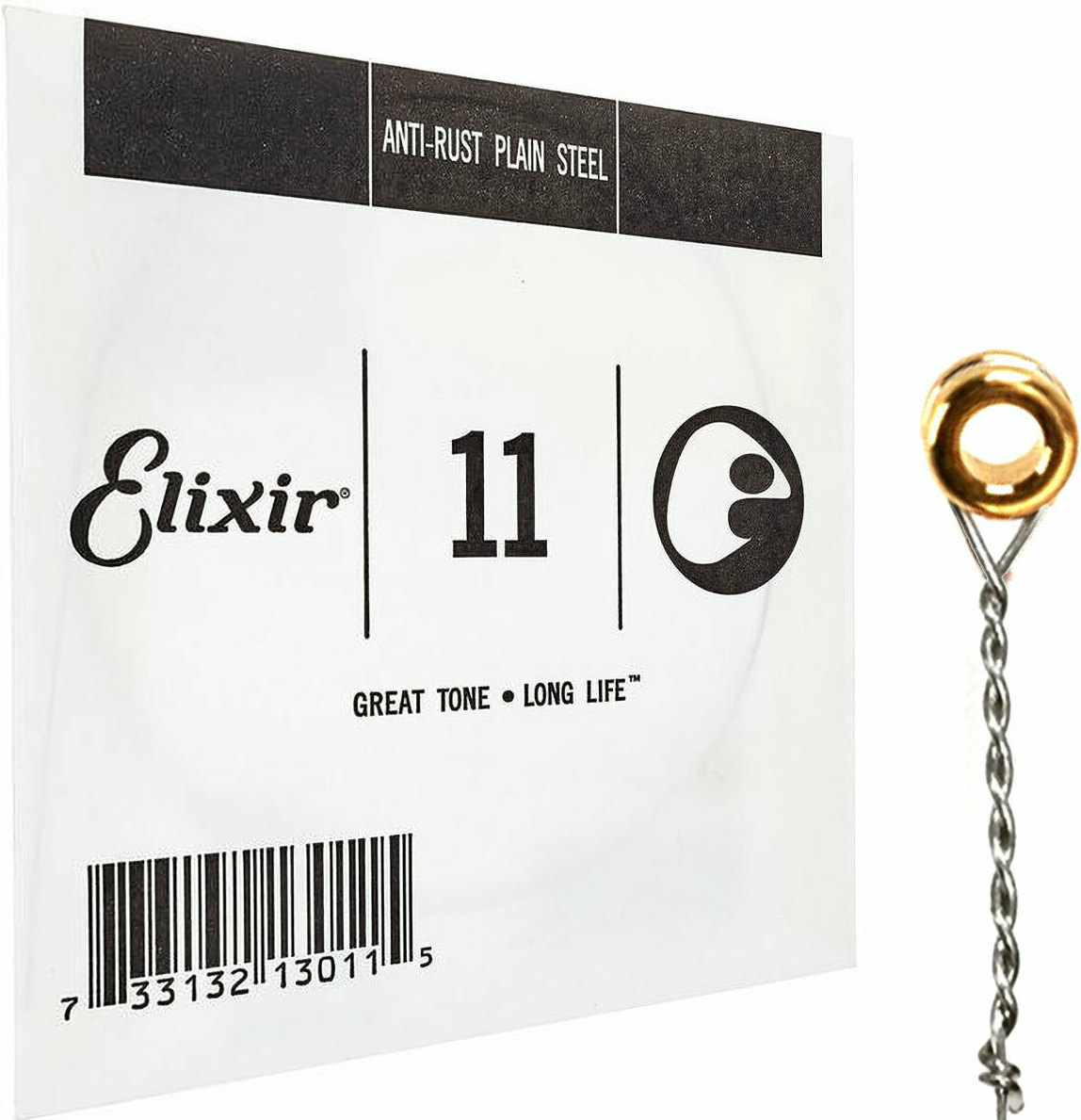 Elixir Μονή Steel Χορδή για Ηλεκτρική Κιθάρα Anti-Rust Plain .011 ...
