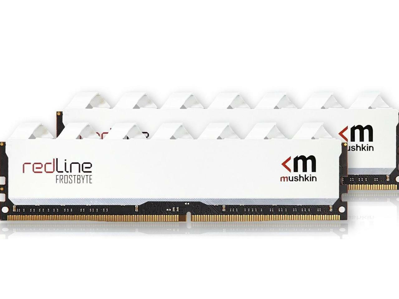 Mushkin Redline White 32GB DDR4 RAM με 2 Modules (2x16GB) και Ταχύτητα ...