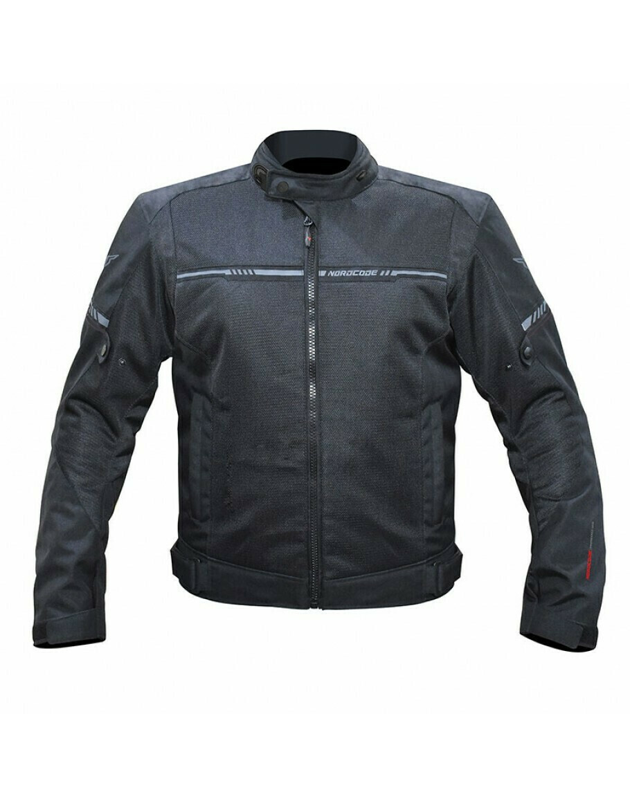 Nordcode Aero-R Καλοκαιρινό Ανδρικό Μπουφάν Μηχανής Μαύρο NOR000JAC255 | Skroutz.gr
