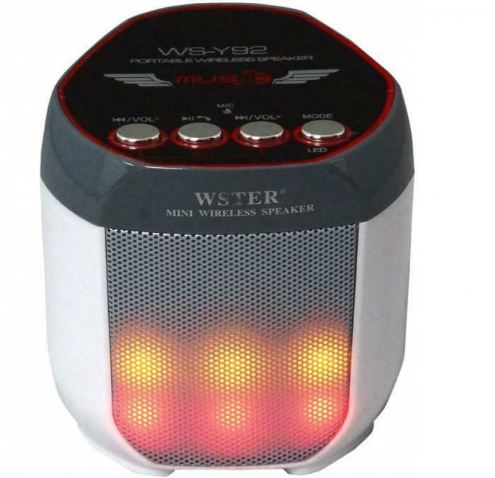 WSTER WS-Y92 Ηχείο Bluetooth με Ραδιόφωνο White | Skroutz.gr