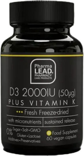 Pharmalead D3 Plus Vitamin K 2000iu 60 κάψουλες | Skroutz.gr