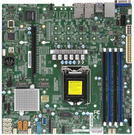Supermicro MBD-X11SCM-F C246 Motherboard Micro ATX με Intel 1151 Socket ...