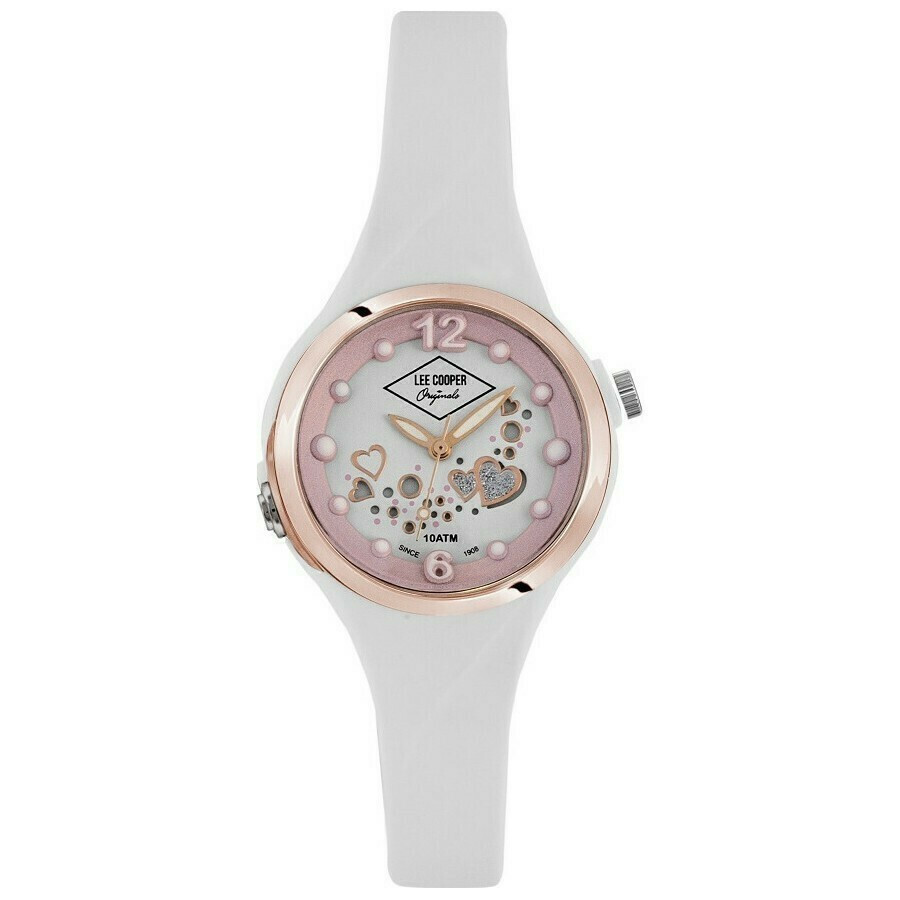 Lee Cooper Παιδικό Αναλογικό Ρολόι με Λουράκι από Καουτσούκ/Πλαστικό ...