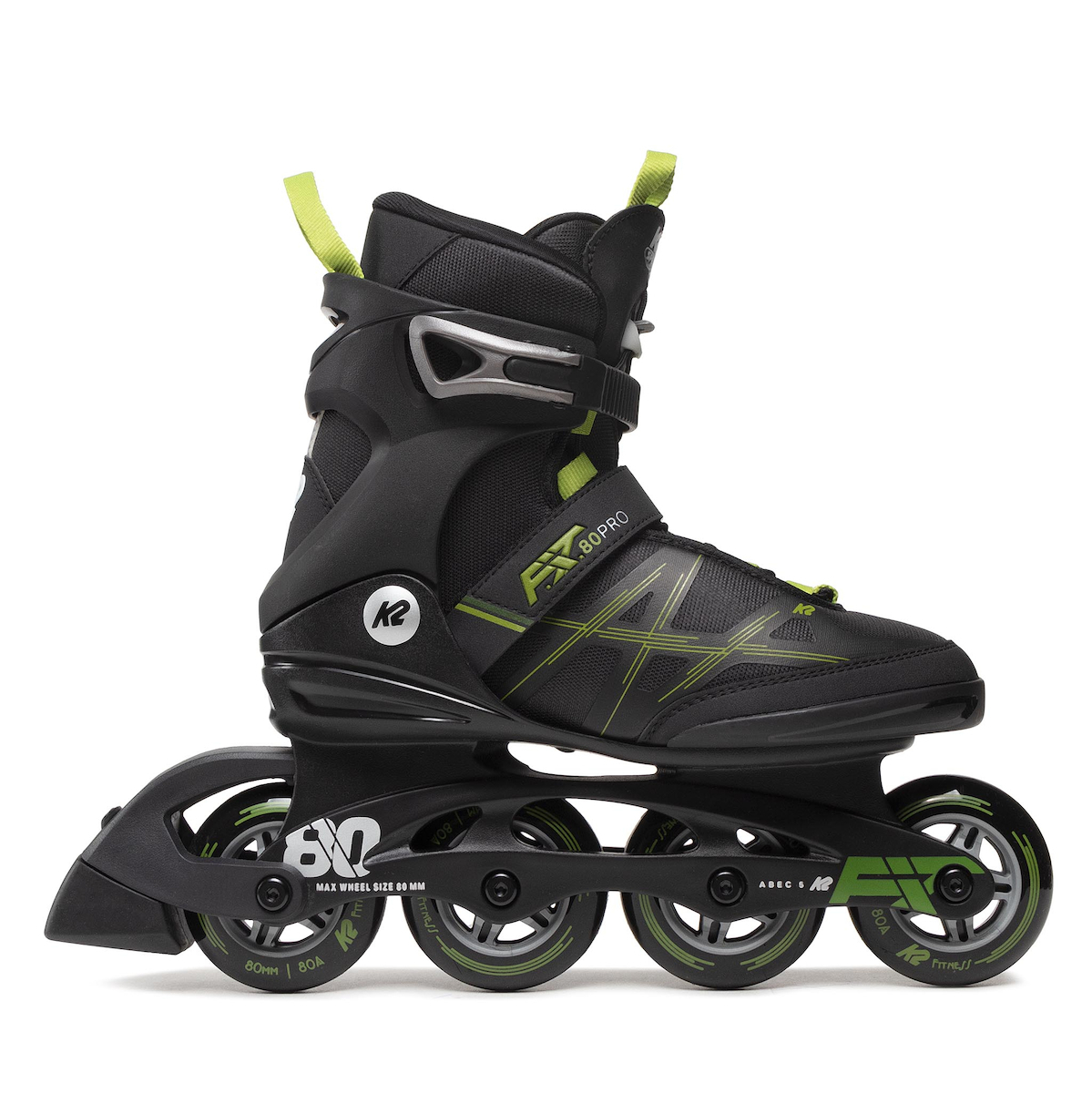 K2 F.I.T 80 Pro 30G0211 Inline Rollers Μαύρα Ενηλίκων | Skroutz.gr