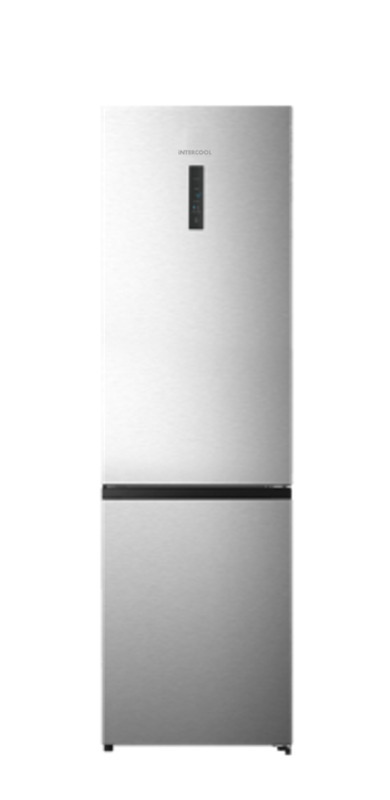 Intercool Ψυγειοκαταψύκτης 304lt Total NoFrost Υ200.4xΠ60xΒ63.5εκ. Inox ...