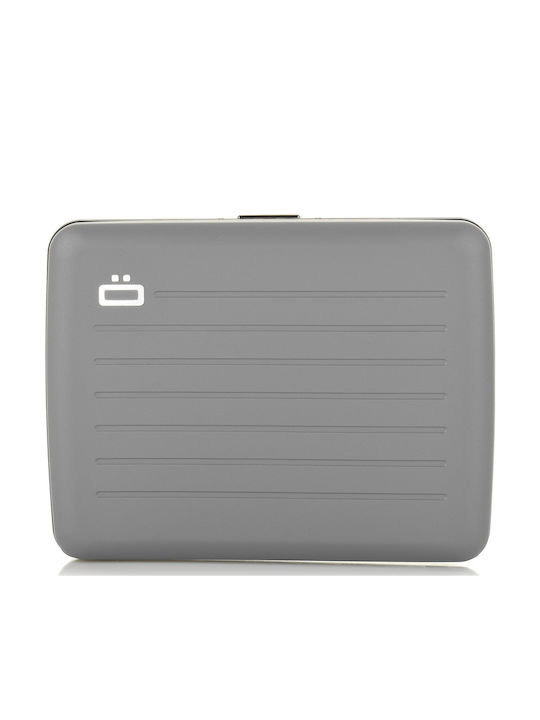 Ogon Designs Smart Case V2 Large Ανδρικό Πορτοφόλι Καρτών με RFID Γκρι ...