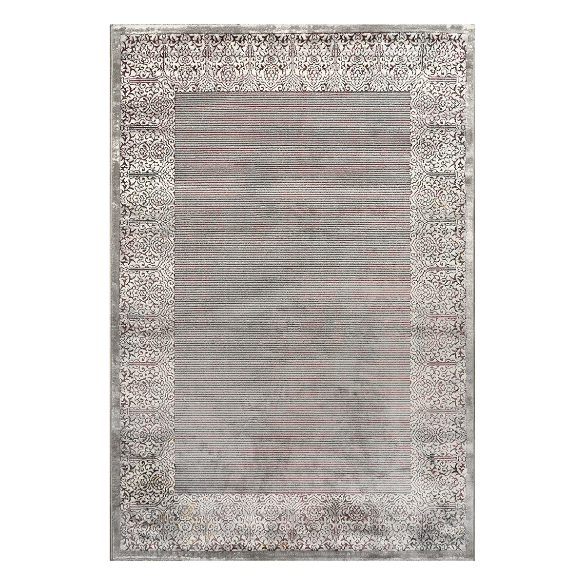 Beauty Home 9412 Σετ Μοντέρνα Χαλιά Κρεβατοκάμαρας Spirit Γκρι 9412-ΣΕΤ ...