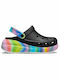 Crocs Classic Crush Spray Dye Σαμπό Μαύρα 208057-0C4 | Skroutz.gr