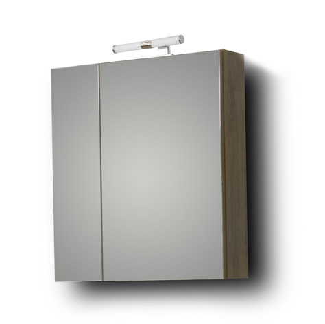 Martin Omega 60 3MOM060GO0W Ορθογώνιος Καθρέπτης Μπάνιου με Ντουλάπι ...