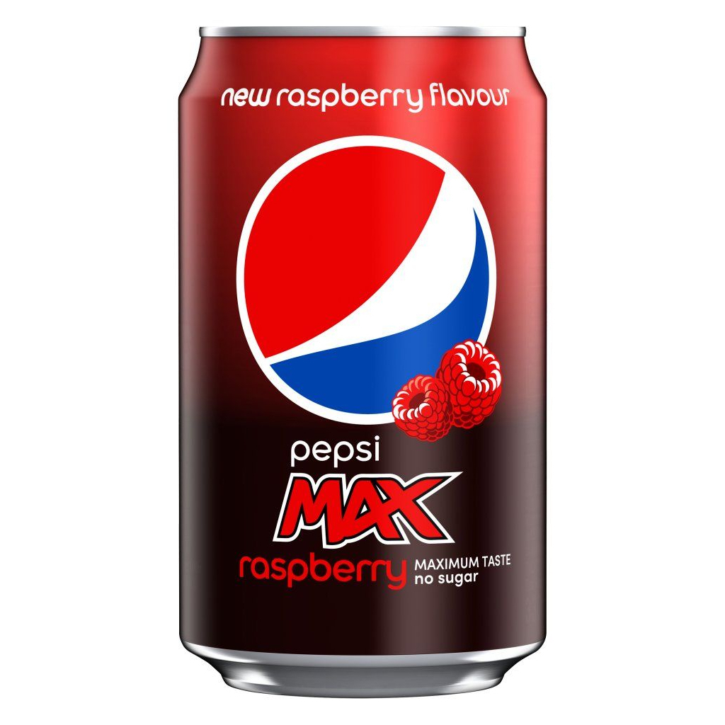 Pepsi Max Cola Raspberry με Ανθρακικό Χωρίς Ζάχαρη Κουτί 330ml | Skroutz.gr