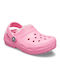 Crocs Παιδικές Παντόφλες Ροζ Classic Lined 207009-013 | Skroutz.gr