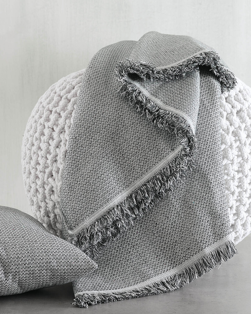 Rythmos Ριχτάρι Τετραθέσιου Καναπέ Luna 180x330εκ. Σκούρο Γκρι 117-164 ...