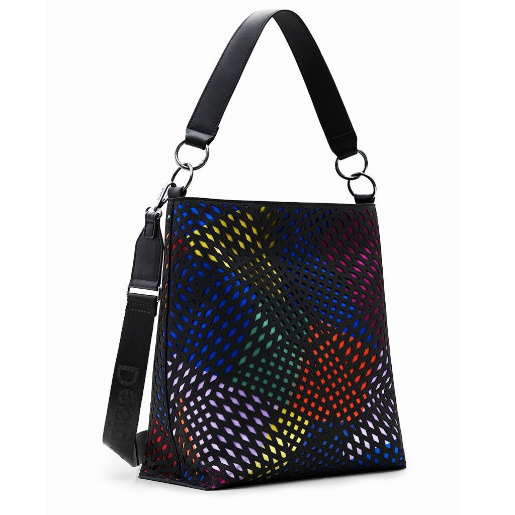 Desigual Γυναικεία Τσάντα 'Ωμου Μαύρη 22WAXP37-2000 | Skroutz.gr