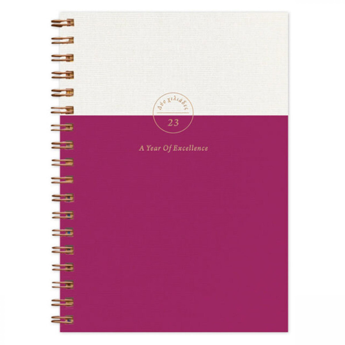 adBook Ημερήσια Ατζέντα 2023 Σπιράλ Bronze 60 Magenta Φούξια 14x21cm ΗΜ-1207-60 | Skroutz.gr