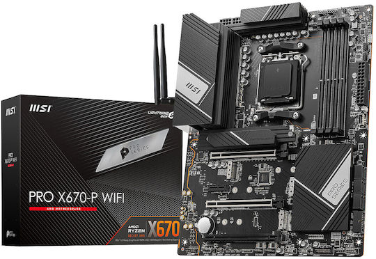 MSI Pro X670-P WIFI Motherboard ATX με AMD AM5 Socket | Skroutz.gr