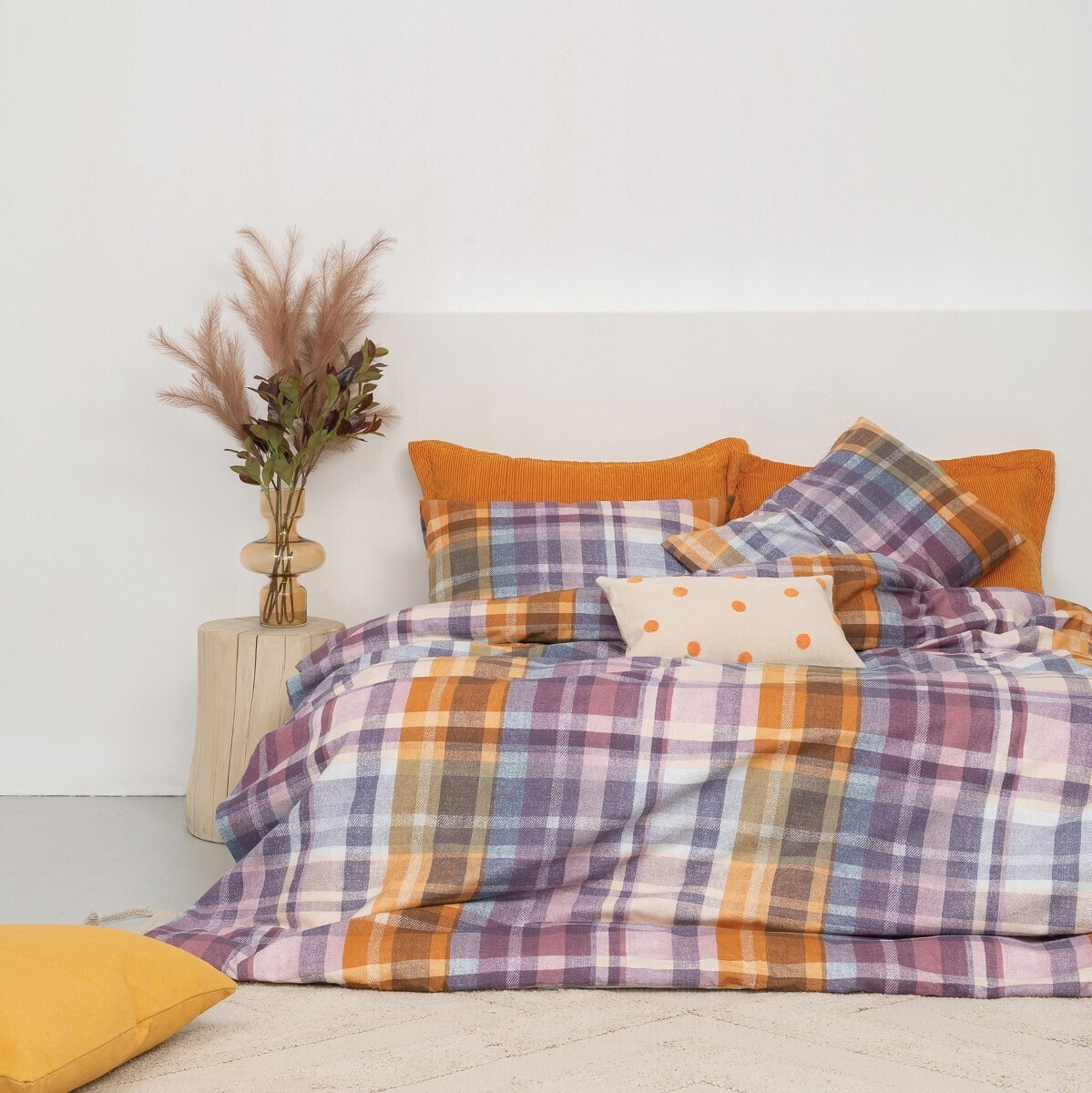 Palamaiki Σετ Σεντόνια Μονά 170x265εκ. FB0218 Μωβ | Skroutz.gr