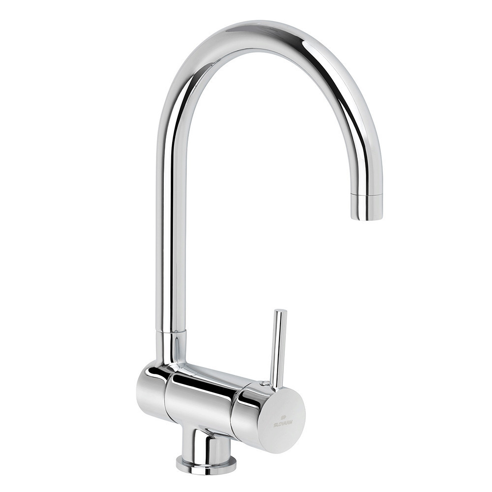 Slovarm ED.3508.A Ψηλή Σπαστή Μπαταρία Κουζίνας Πάγκου Ασημί | Skroutz.gr