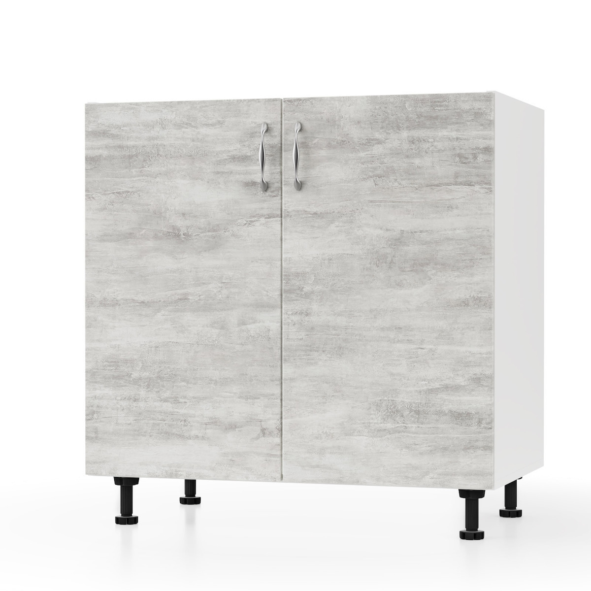 Ντουλάπι Νεροχύτη Horizont GR-104-00064 80x48x82cm Γκρι | Skroutz.gr