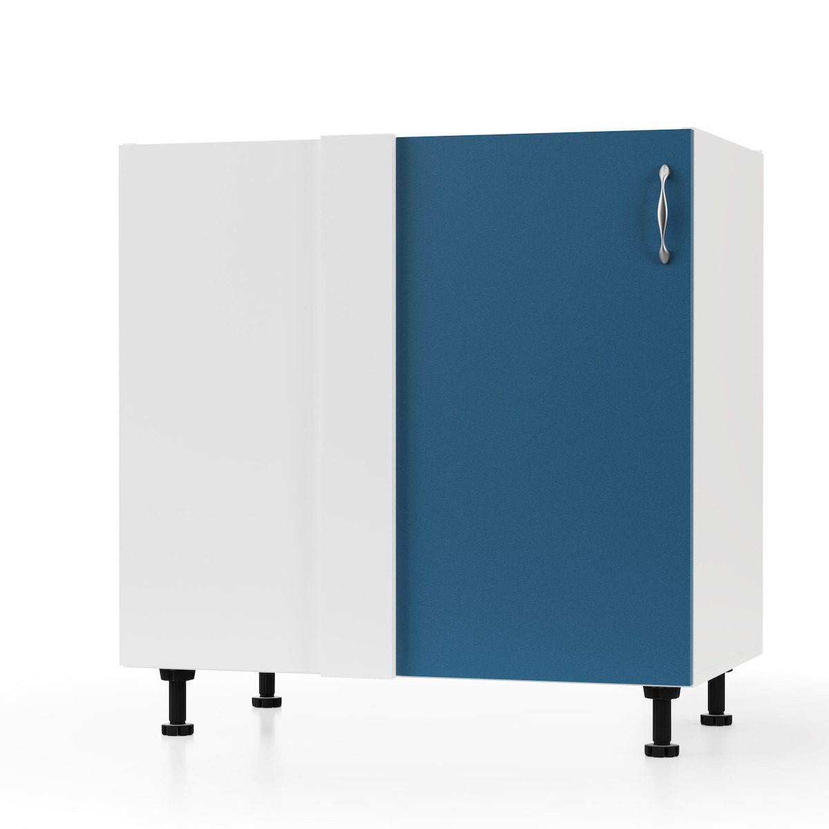 Γωνιακό Ντουλάπι Δαπέδου Horizont GR-104-00030 80x48x82cm Μπλε | Skroutz.gr