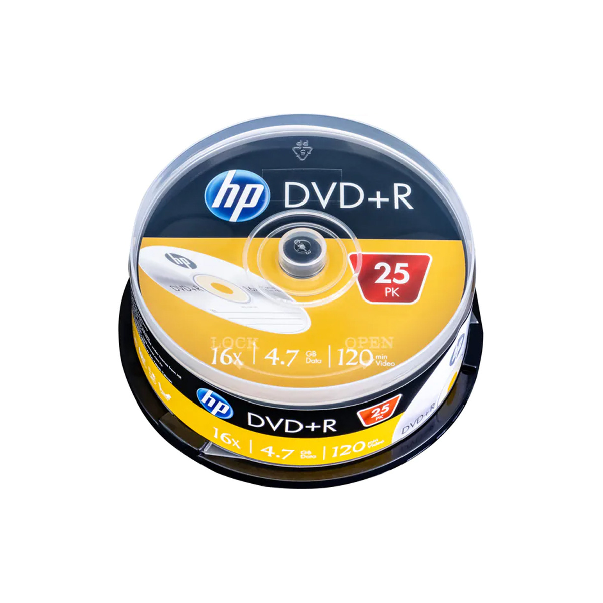 HP Εγγράψιμα DVD+R 16x 4.7GB Cake Box 25τμχ | Skroutz.gr