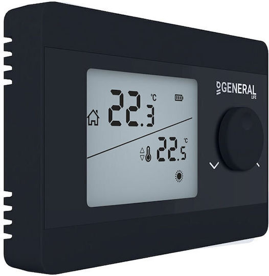 General Life HT 250S TPI Ψηφιακός Θερμοστάτης Χώρου Black | Skroutz.gr