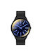 Swatch Cross Spectrum Ρολόι Μπαταρίας με Καουτσούκ Λουράκι σε Μαύρο ...