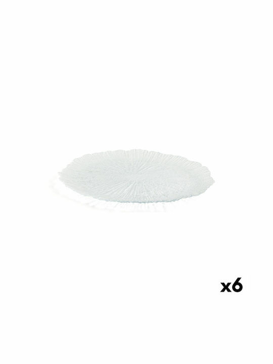 Quid Mar De Viento Glass Shallow Plate Transparent 32cm 6pcs | Skroutz.cy