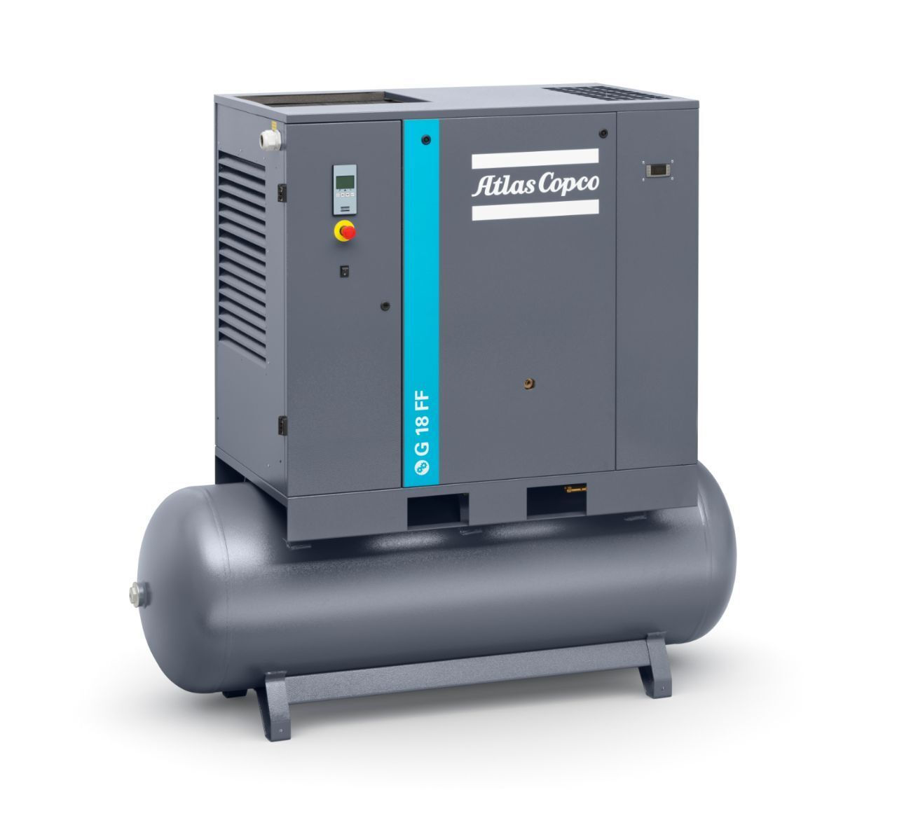 Atlas Copco Κομπρεσέρ Αέρος με Ισχύ 10hp και Αεροφυλάκιο 270lt ...