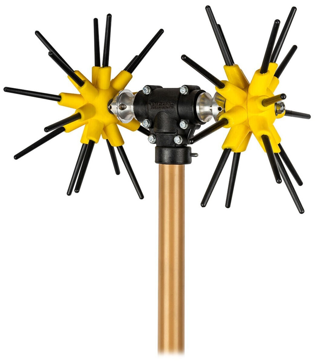 Αγγελής Asteras CF Ελαιοραβδιστικό Μπαταρίας 400W Τύπου Αχινός με Σταθερό Κοντάρι Carbon 2.85m ...