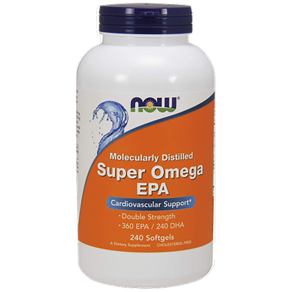 Now Foods Molecularly Distilled Super Omega EPA Ιχθυέλαιο 360 EPA / 240 DHA 240 μαλακές κάψουλες ...
