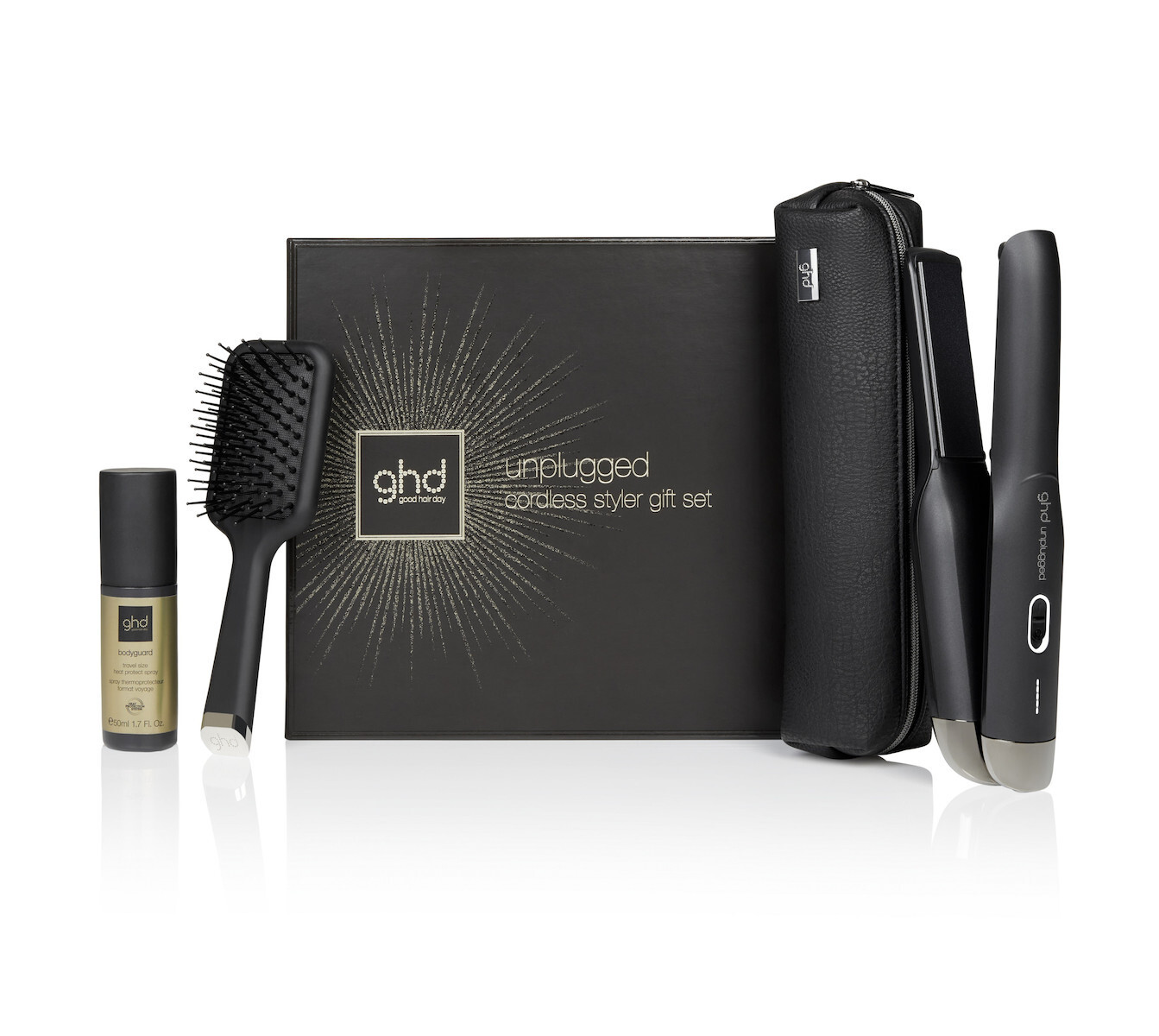 GHD Unplugged Cordless Styler Gift Set Πρέσα Μαλλιών με Κεραμικές ...